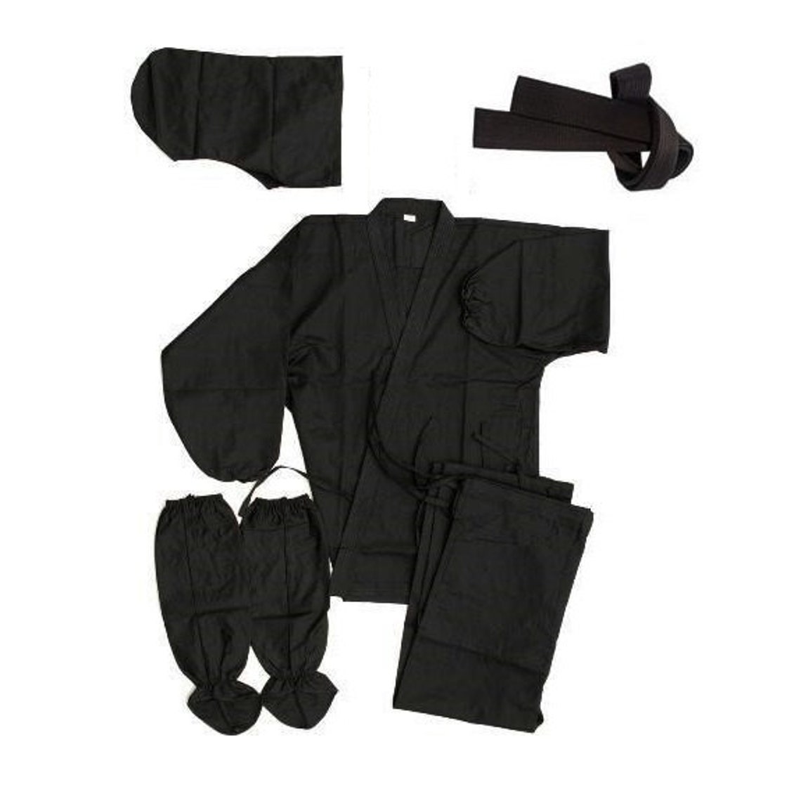 Authentic Black Ninja Uniform Costume - Etsy