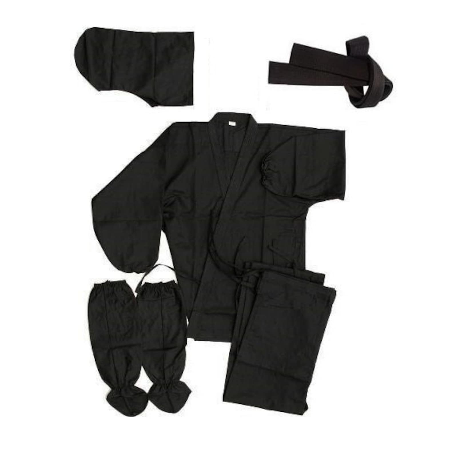 Authentic Black Ninja Uniform Costume - Etsy