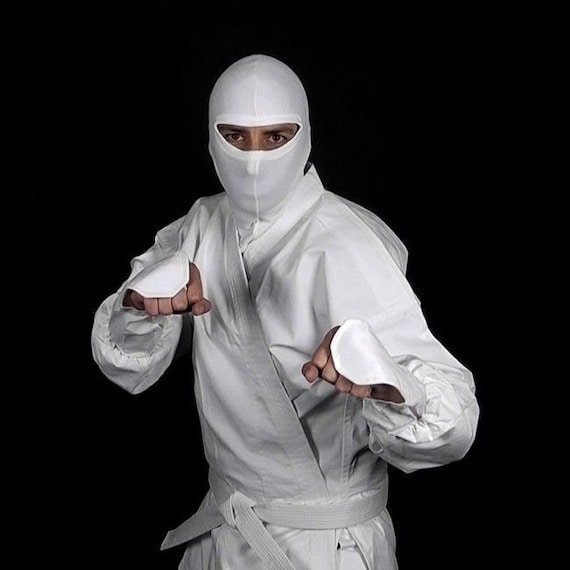 White Ninja Uniform Costume - Etsy