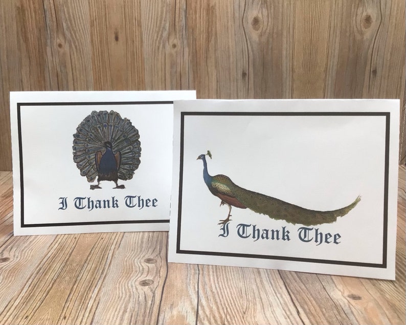 Medieval Style Blank Inside Thank You Cards Digital With Envelope - Etsy