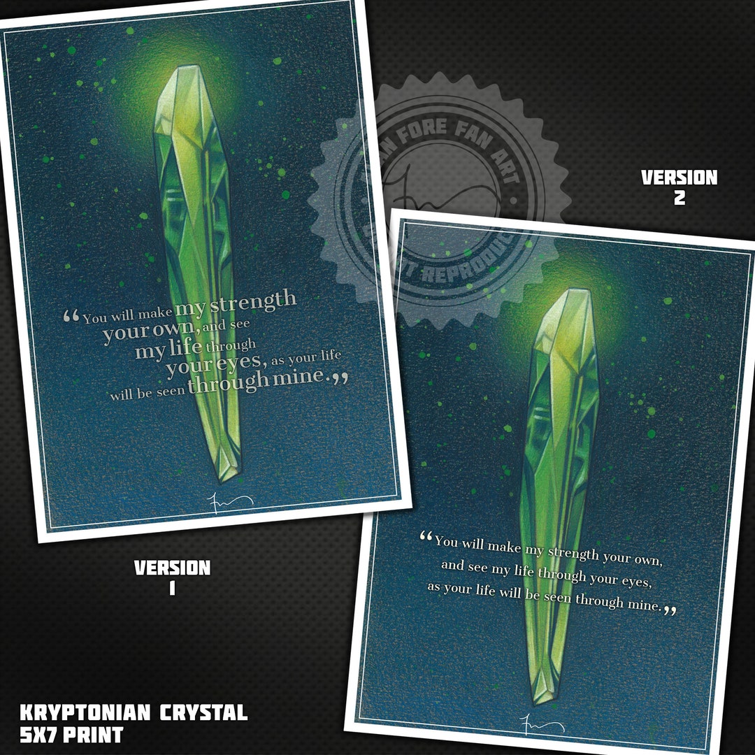 Superman's Kryptonian Crystal From the Fortress of Solitude From the ...