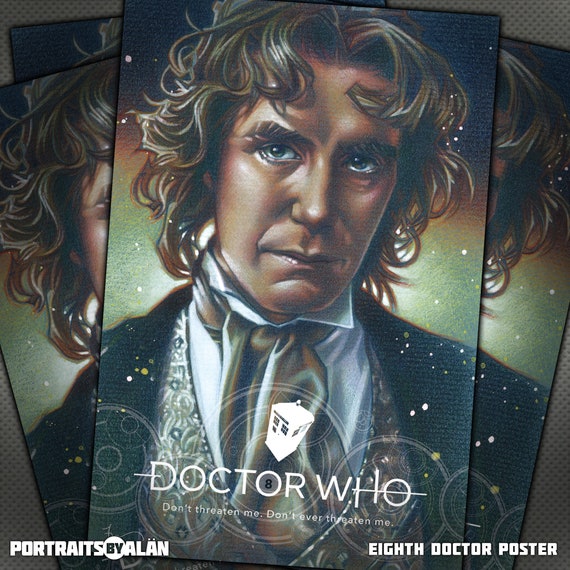 The 8th Doctor 12x18 Poster Art Print Original Poster Design - Etsy ...