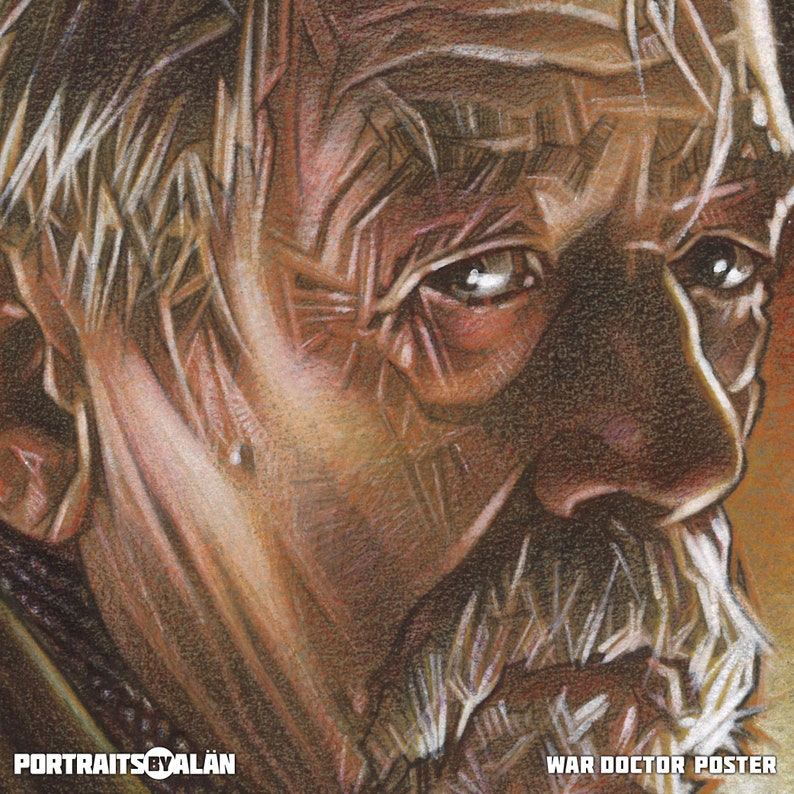 The War Doctor 12x18 Poster Art Print - Original Poster Design of John ...