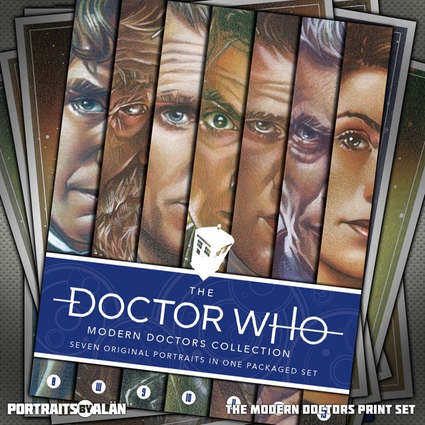 Doctor Who Print All Doctors - Etsy