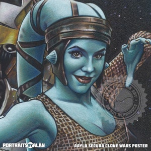 Aayla Secura and the 327th Star Corps 12x18 Poster Print - Original ...