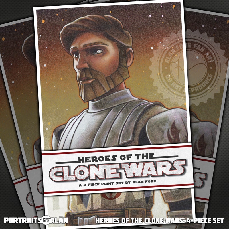 Clone Wars Poster - Etsy