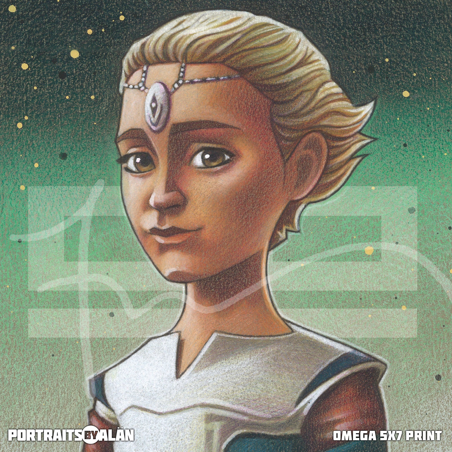 Omega High Quality Portrait Art Print of the Last Clone From - Etsy
