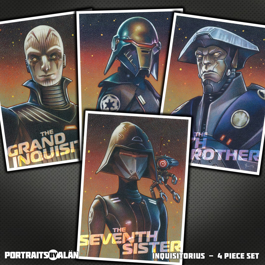 Inquisitors 4-piece Print Set - Original Portraits of the Grand ...