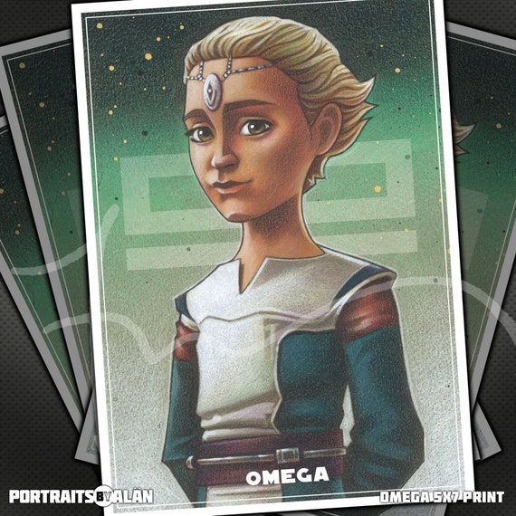Omega High Quality Portrait Art Print of the Last Clone From | Etsy