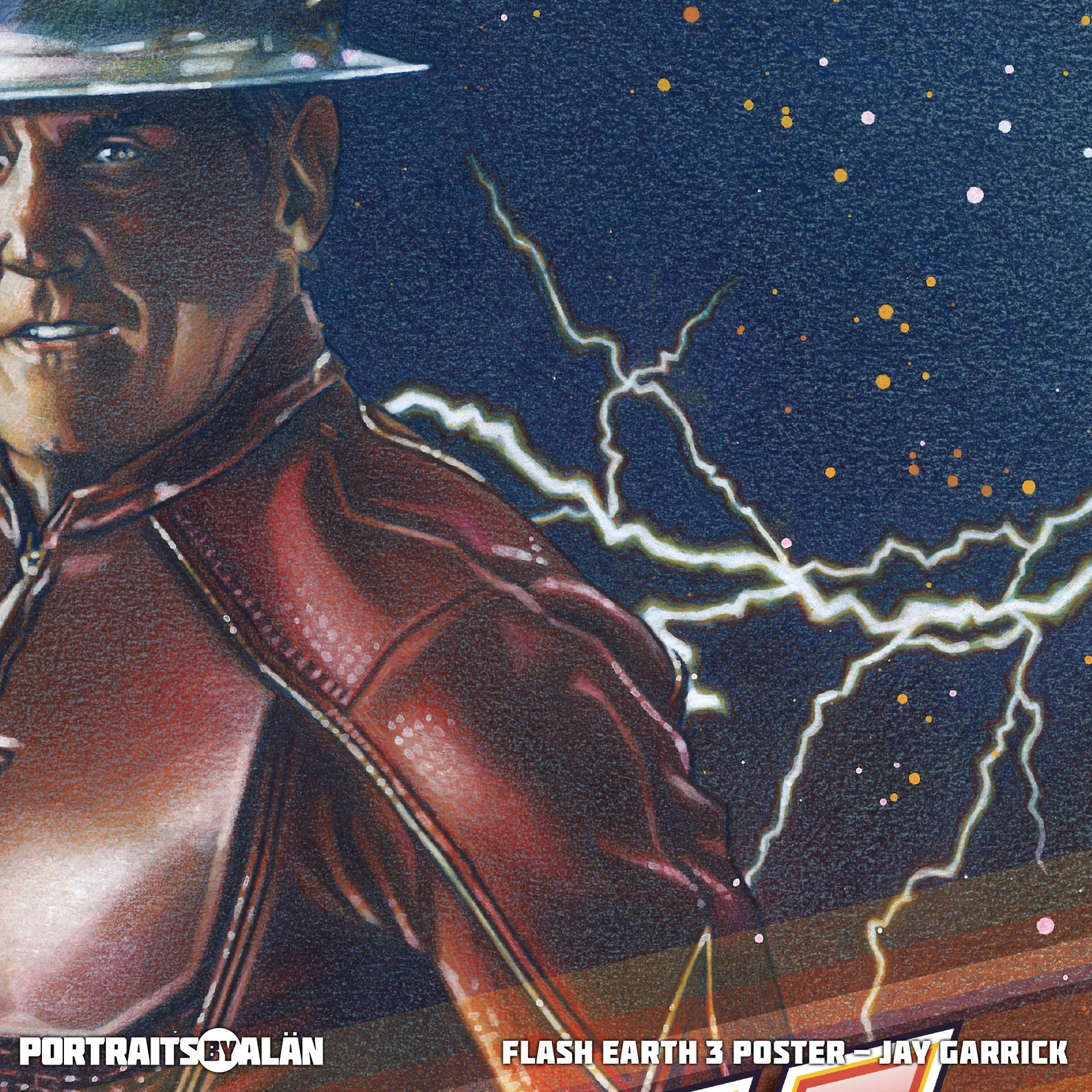 Earth 3 Flash 12x18 Poster Art Print Original Poster | Etsy