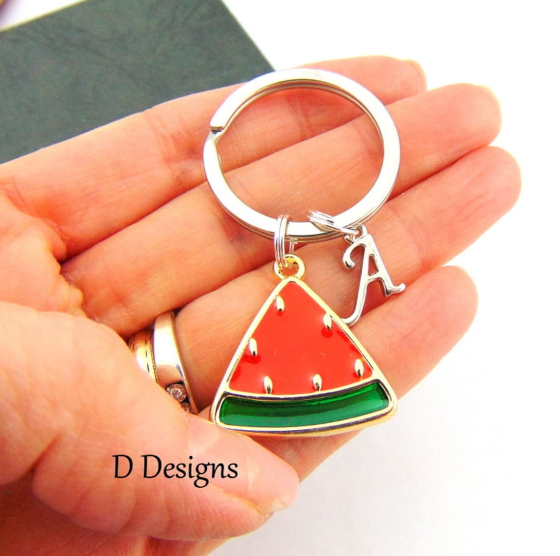 Melon Fruit KeyRing Personalised Food Tropical Jewellery - Etsy Nederland