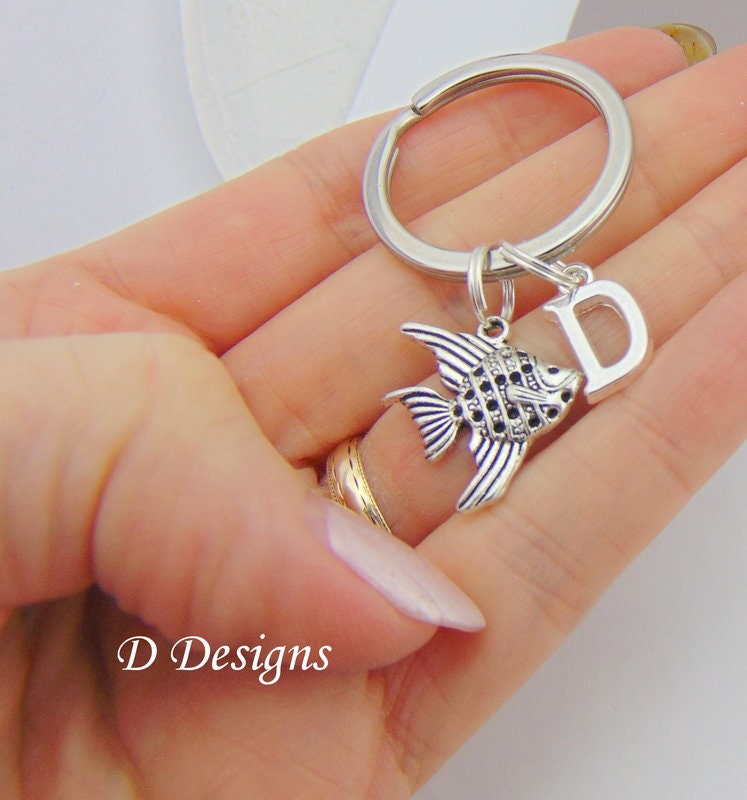 Fish KeyRing Personalised Fish Key chain Gift | Etsy