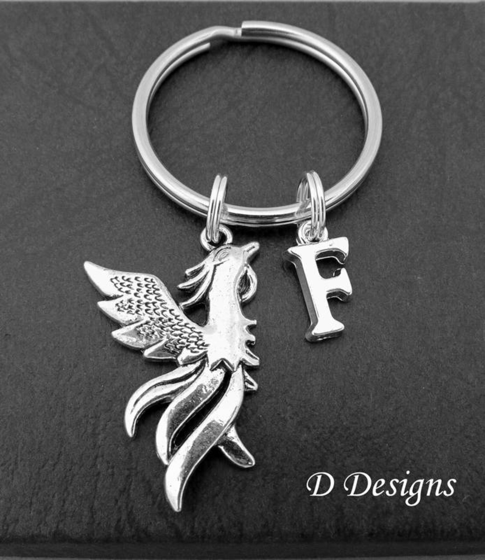 Phoenix KeyRing Phoenix KeyChain Bird Key ring Bird Key | Etsy