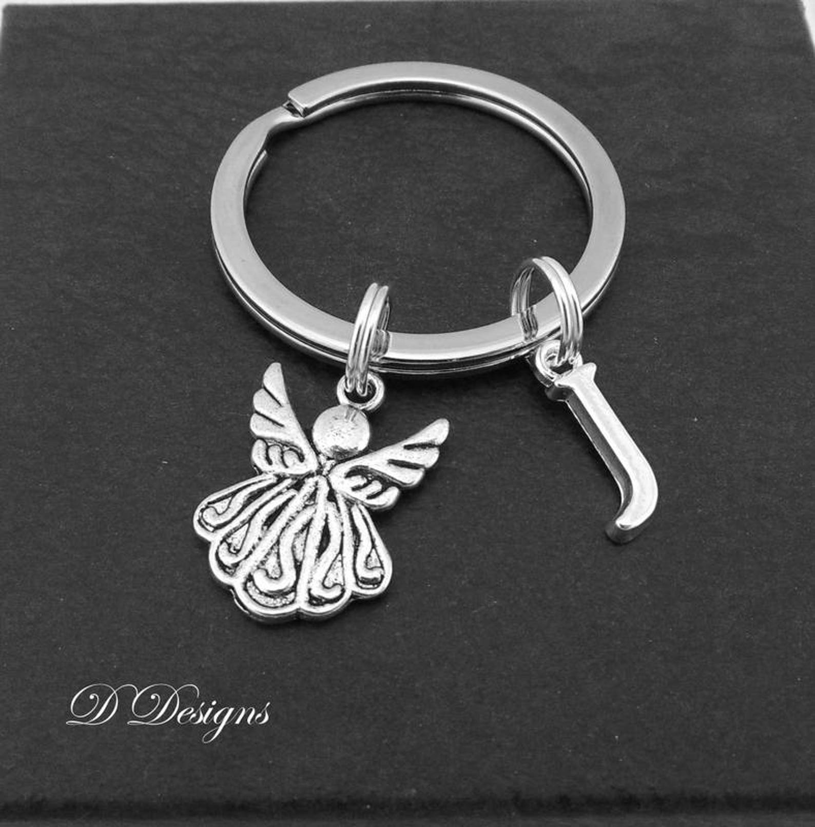 Angel KeyChain Angel Keyring Angel Jewellery Celestial Key | Etsy