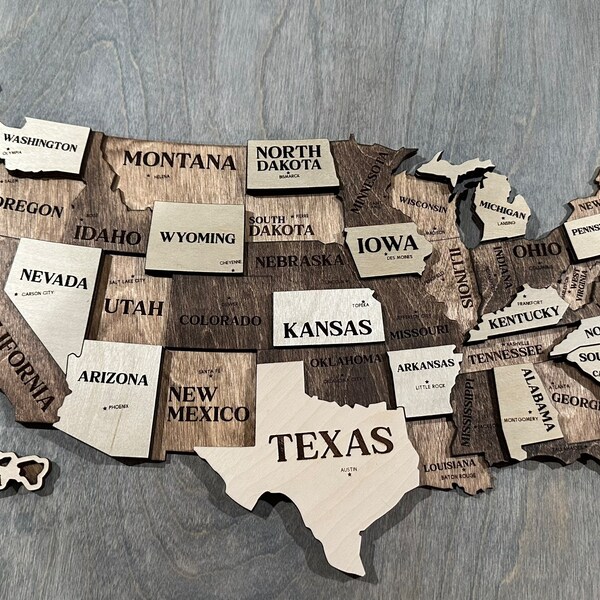 Custom 3d Map - Etsy