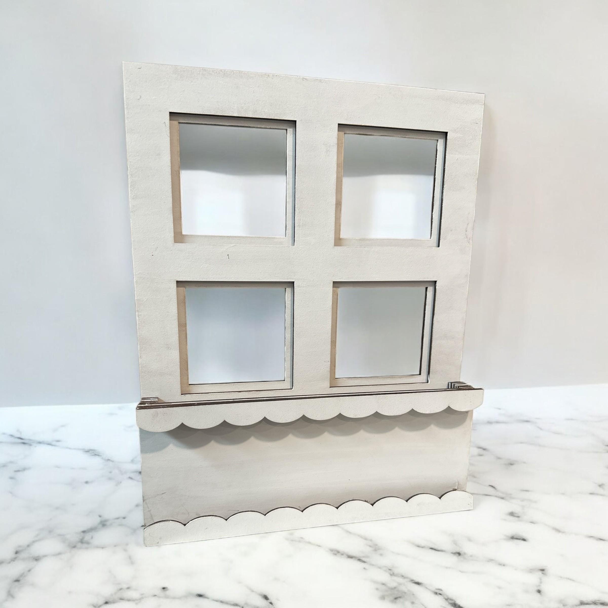 Interchangeable Window Box Finished, Seasonal Home Decor Shelf Sitter ...