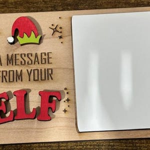 DIY Dry Erase, Elf, Message Board, Christmas Elf, DIY, Magical Reusable ...
