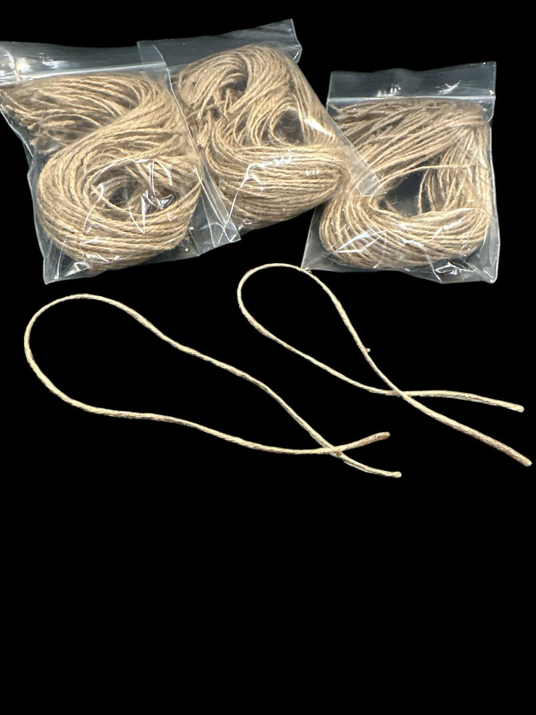 Pre-cut Jute Twine String: 2mm 3-ply Natural Jute for Crafts - Etsy
