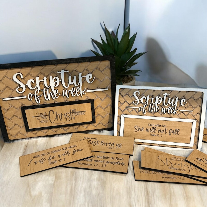 Scripture Signs - Etsy