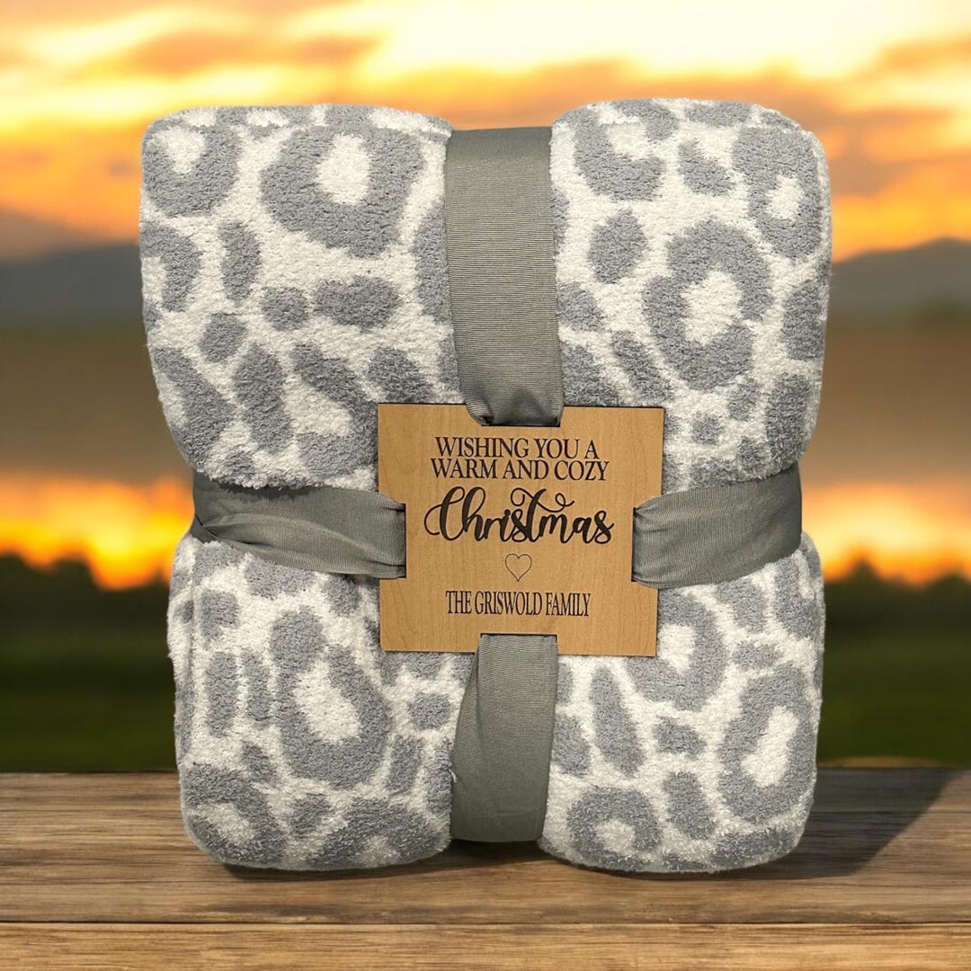 Personalized Christmas Gift, Christmas, Personalized Blanket Tags ...