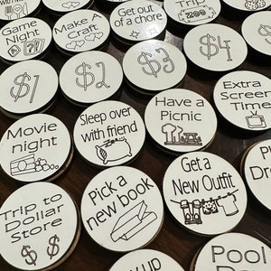 Kids Tokens, Kids Easter Tokens, Fun Tokens, Rewards Token Set, Kid’s ...
