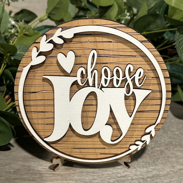 Choose Joy Sign - Etsy