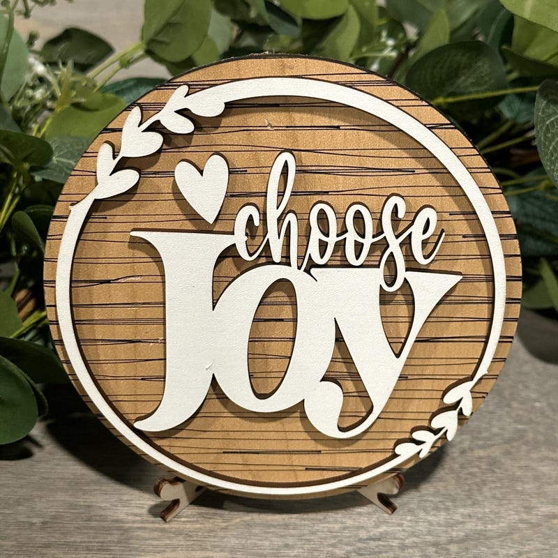 Choose Joy Sign - Etsy