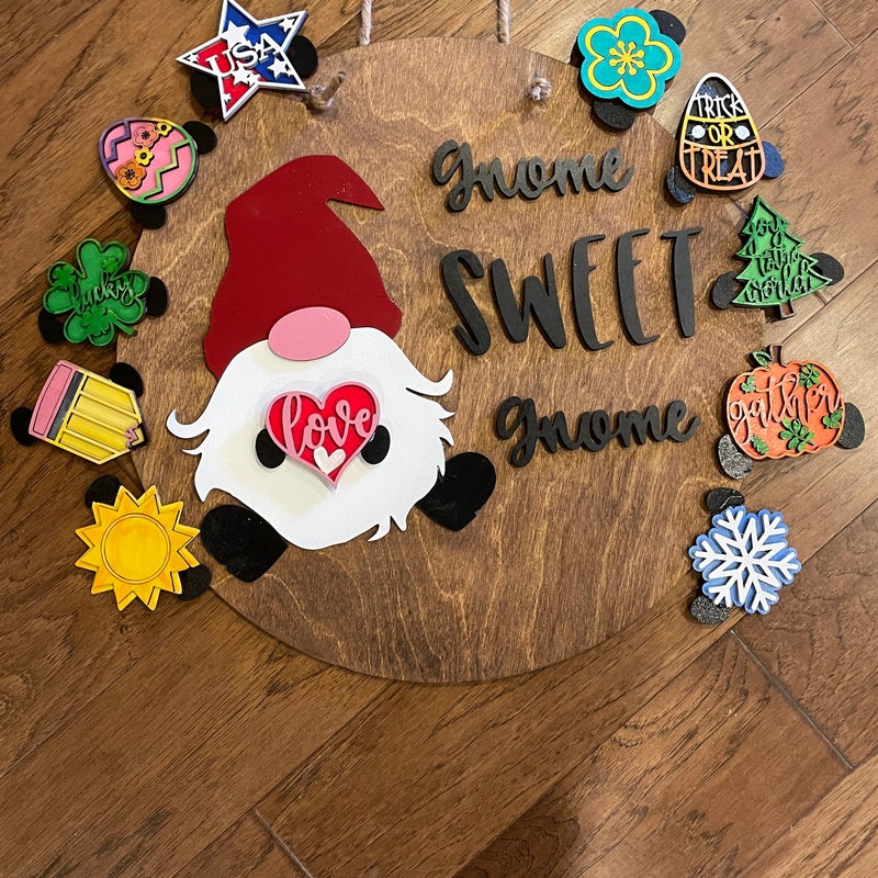 Gnome Sign - Etsy