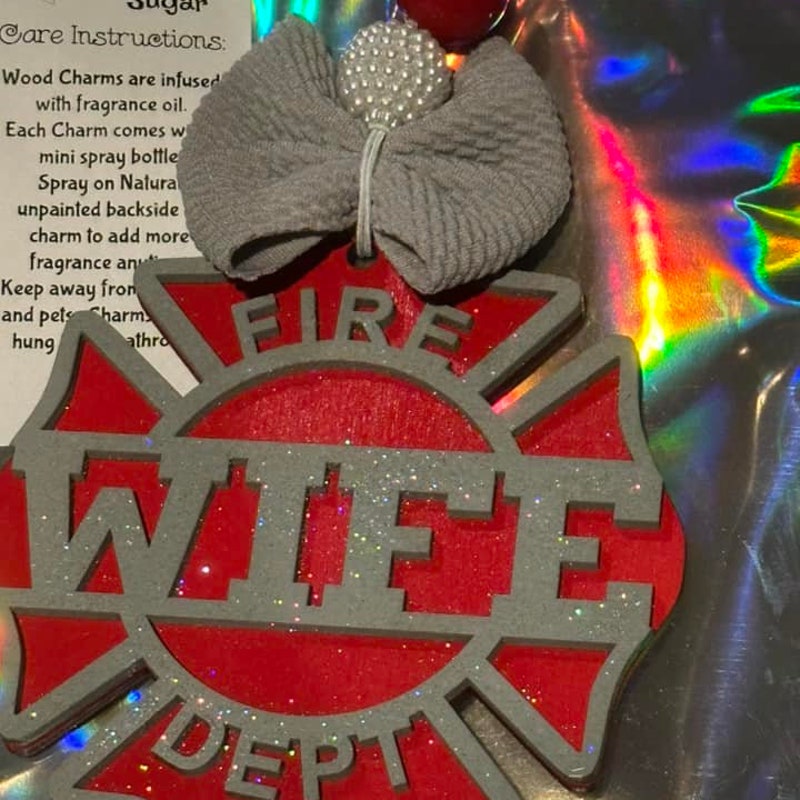 Firefighter Charm - Etsy