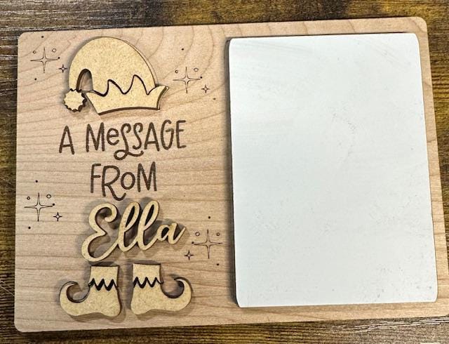 DIY Dry Erase, Elf, Message Board, Christmas Elf, DIY, Magical Reusable ...