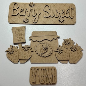 DIY Berry Sweet Interchangeable Farmhouse Truck Insert, Seasonal Truck ...