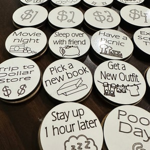 Kids Tokens, Kids Easter Tokens, Fun Tokens, Rewards Token Set, Kid’s ...