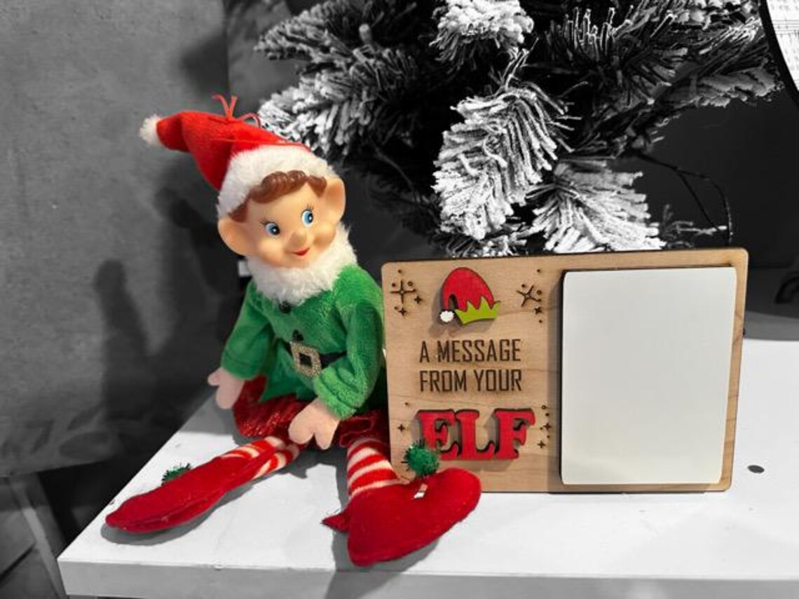 DIY Dry Erase, Elf, Message Board, Christmas Elf, DIY, Magical Reusable ...