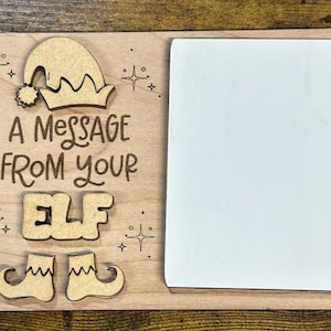 DIY Dry Erase, Elf, Message Board, Christmas Elf, DIY, Magical Reusable ...