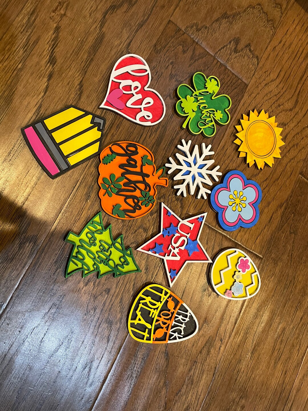 Interchangeable PIECES / welcome sign attachments only the attachments ...