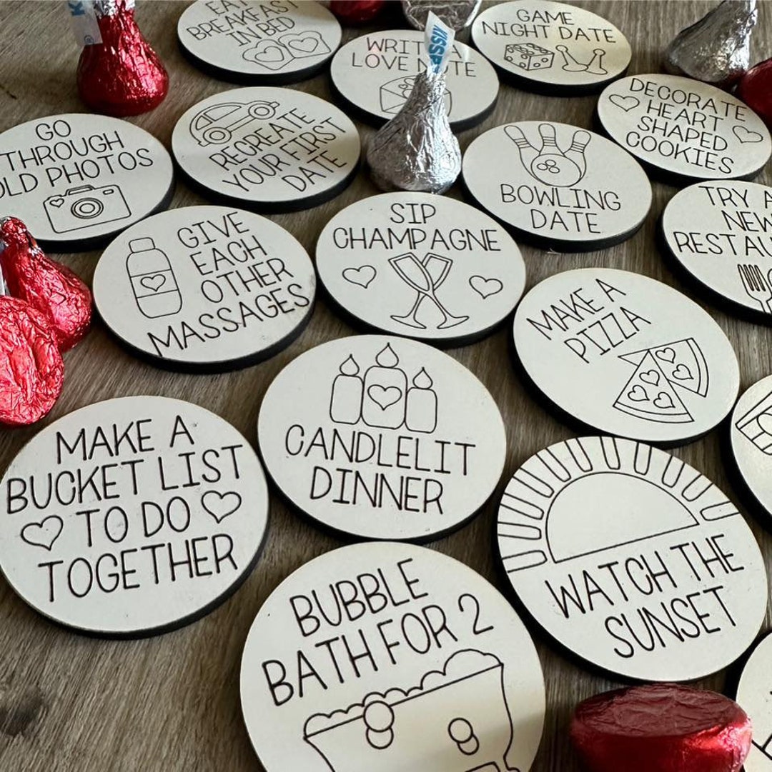 Date Night Tokens / Naughty and Nice Tokens / Fun Tokens / Love Token ...