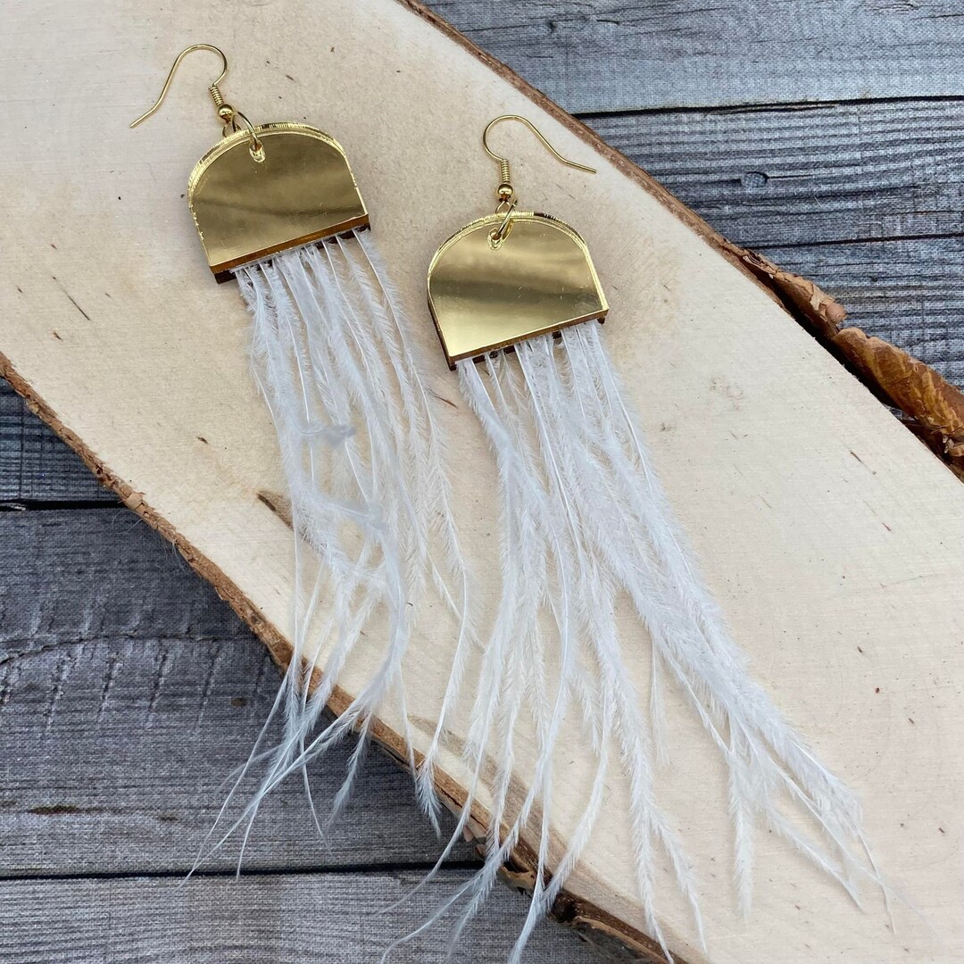 Short Fringe Laser Cut Earring Svg - Etsy
