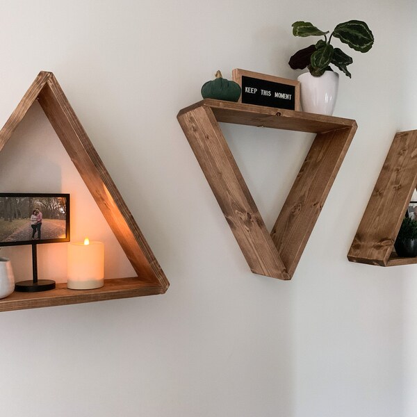 Triangle Shelf - Etsy