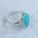 Amazonite Ring, Silver Amazonite Ring, Statement Ring, Turquoise Ring ...