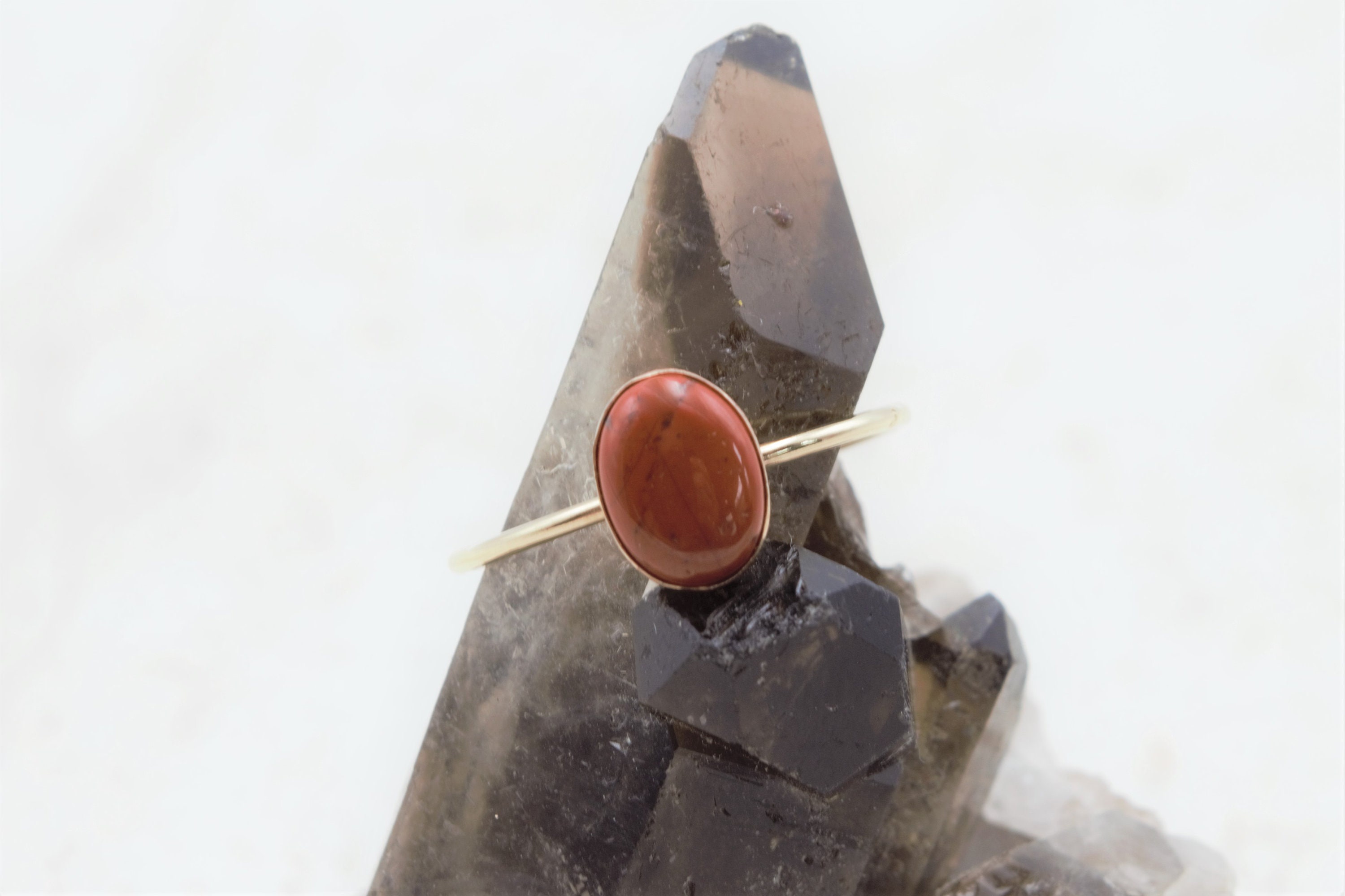 Jasper Ring Red Jasper Ring Gold Filled Ring Silver Ring - Etsy.de