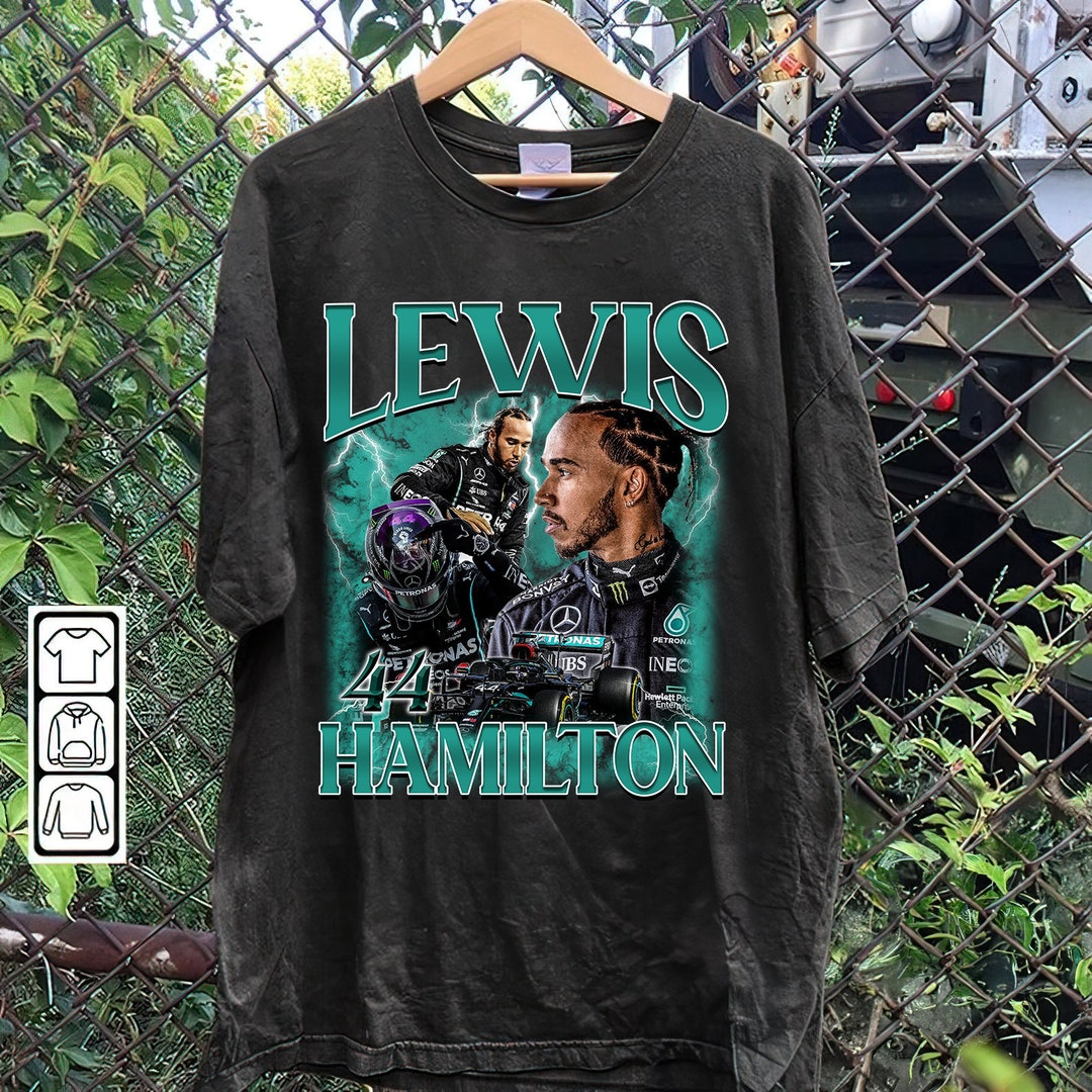 Vintage 90s Graphic Style Lewis Hamilton T-shirt Lewis - Etsy