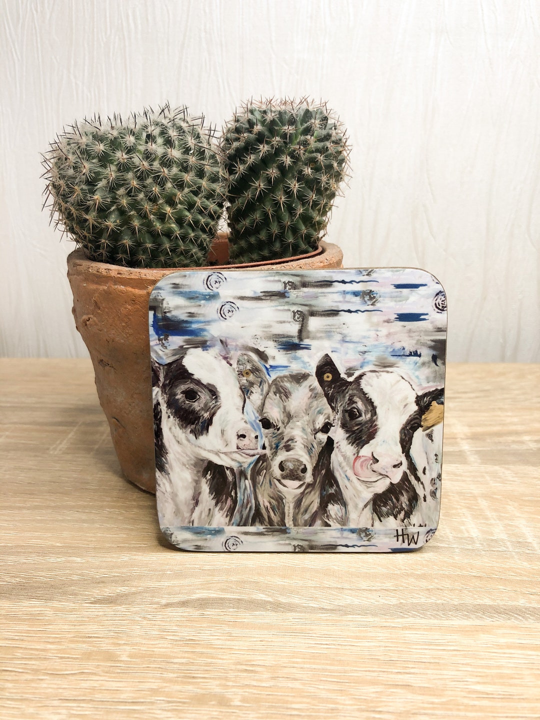 Cow Coaster, Animals Coaster, Baby Cows, Cow Coaster, Farmhouse ...