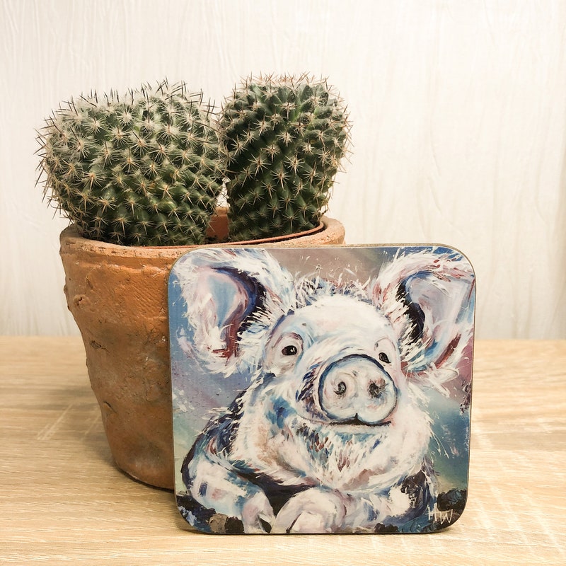 Crochet Pig Coasters - Etsy