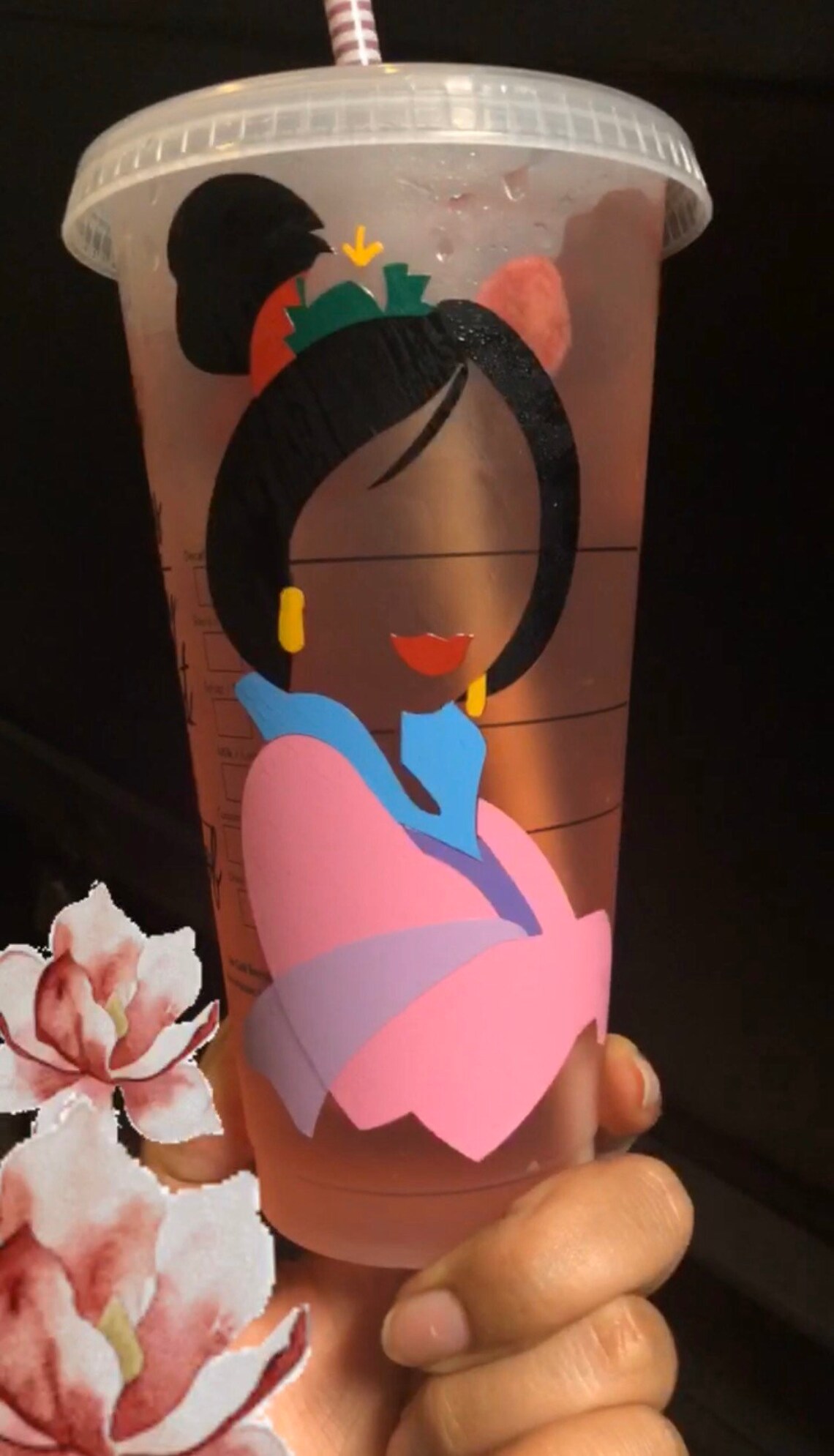 Mulan Character Cup | Etsy