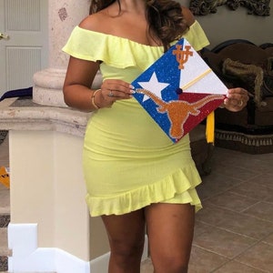 UT Austin Graduation Topper Texas Longhorn Graduation Cap Custom Made ...