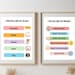 5 Colorful Islamic Educational Posters | Islamic Kids Print | Muslim ...