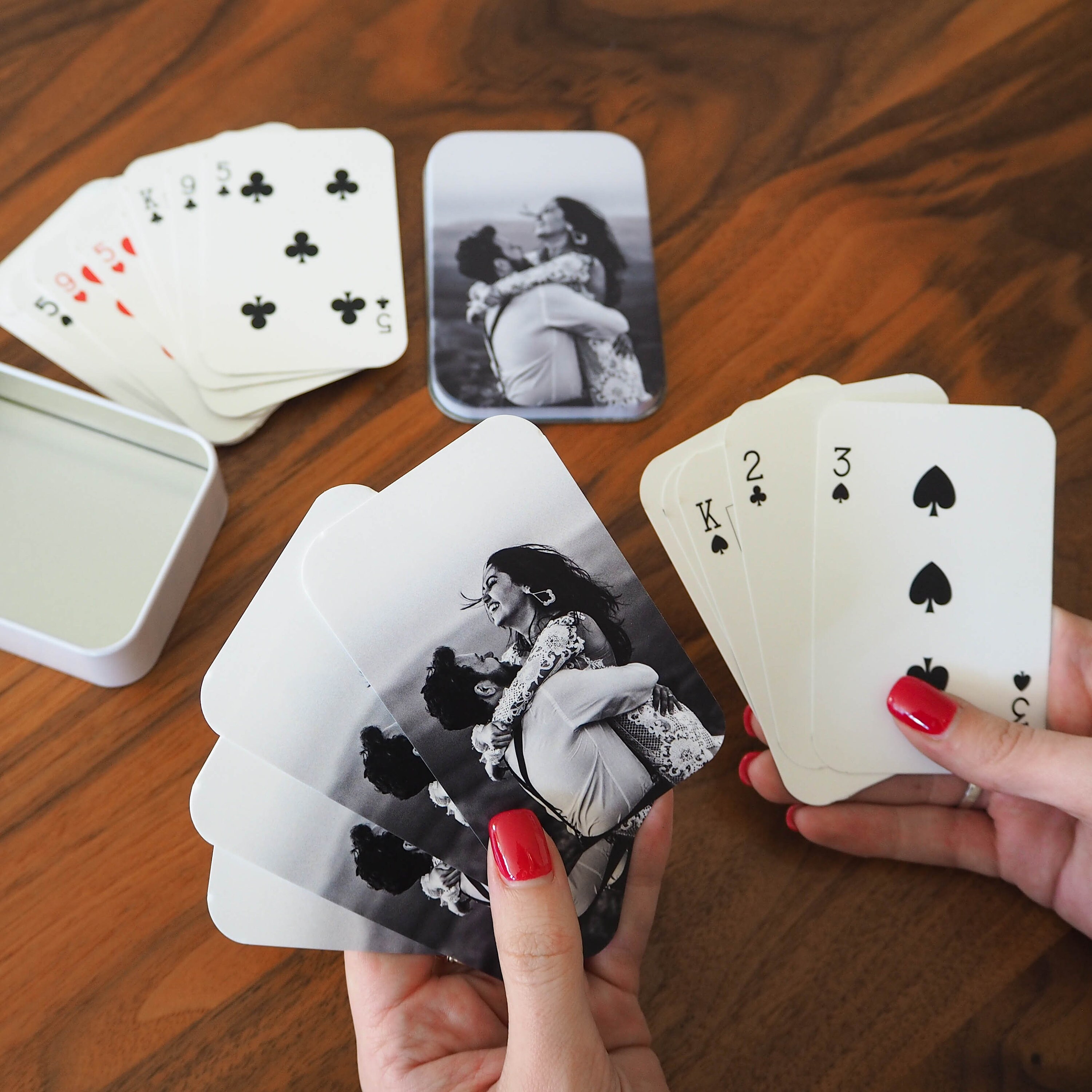 Personalised Couple Photo Playing Cards | Etsy