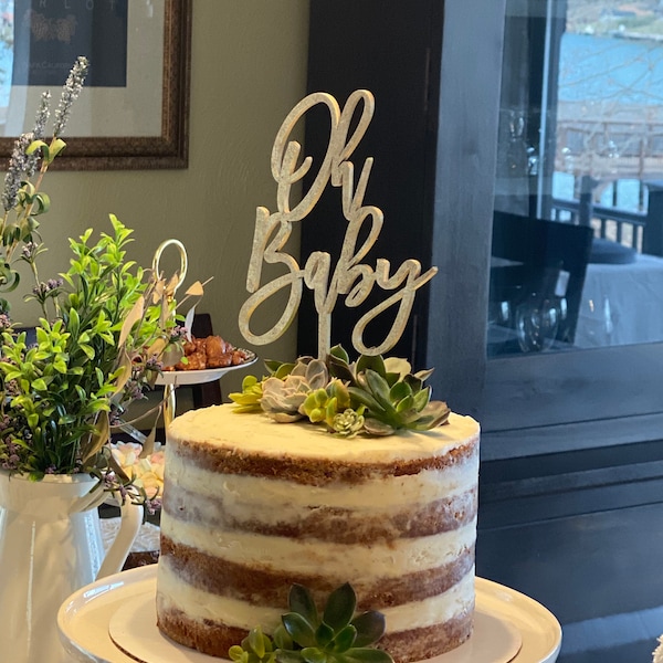 Baby Cake Topper - Etsy