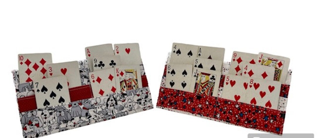 Playing Card Holder Card Caddy Standing Card Holder - Etsy