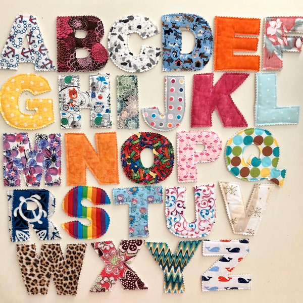 Fabric Alphabet - Etsy